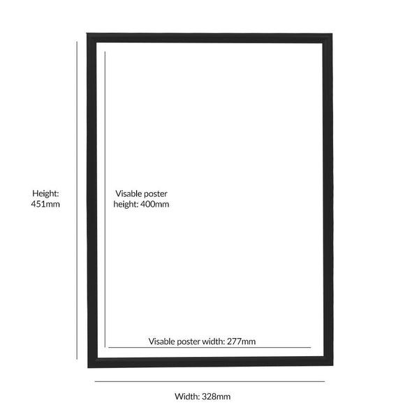 A3 Green Snap Frame Poster Holder | Aluminium Click Frame ...